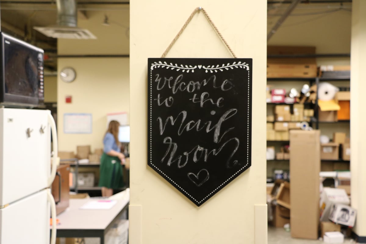 Student Summer Work: Inside the Mailroom