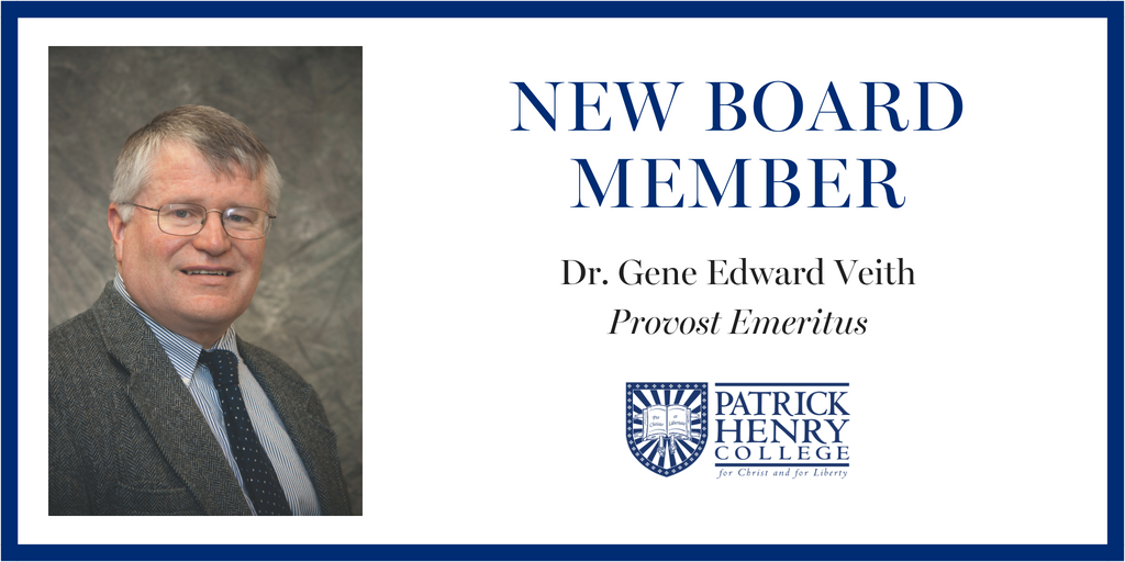 Dr. Gene Edward Veith Joins Board of Trustees