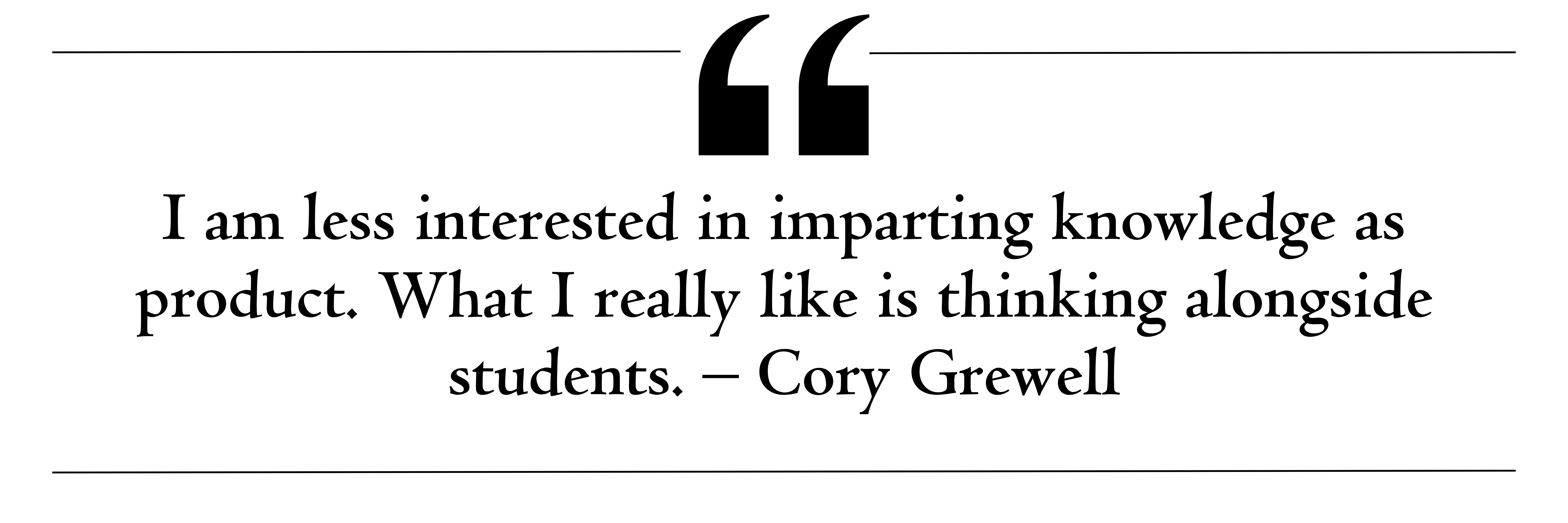 Why we teach: being first among equals